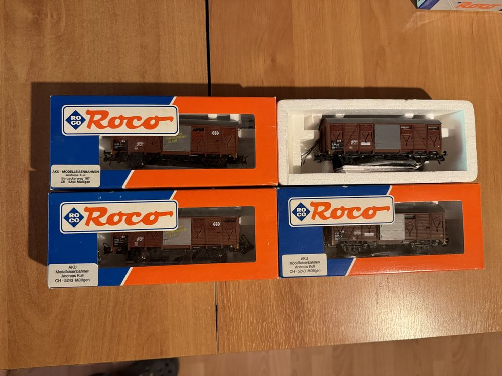 4 wagons Roco Gqss-tz (Gebraucht) in Vallorbe für CHF 99 – mit ...