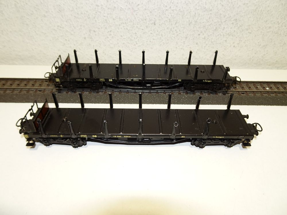 2 Märklin Güterwagen Rungenwagen DB 13392 HO (3) (Gebraucht) in Luzern ...
