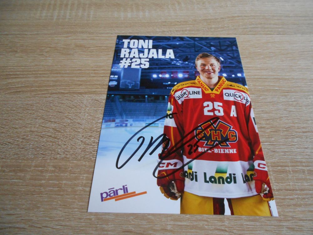 Toni Rajala EHC Biel original signiert (Gebraucht) in Biel/Bienne für ...