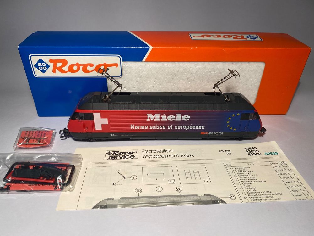 ROCO E-Lok SBB RE460 MIELE, DC Analog, 43751 | Acheter sur Ricardo
