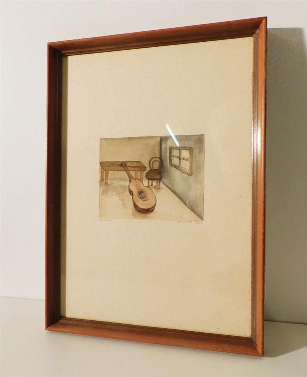 Rausverkauf - Aquarell signiert - Stilleben Bild (Gebraucht) in Sursee für CHF 5 – mit Lieferung ...