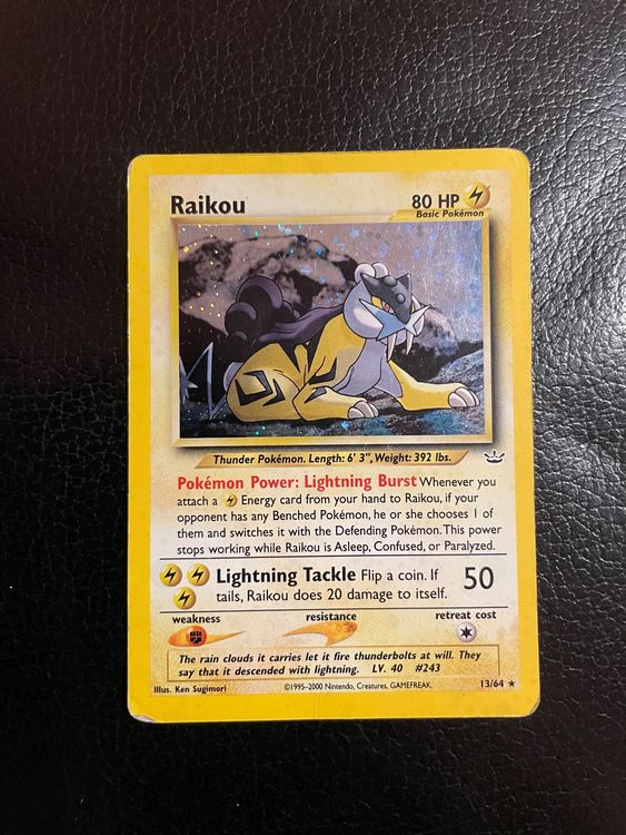 Neo Revelation Raikou holo 13/64 Ab 1 | Kaufen auf Ricardo