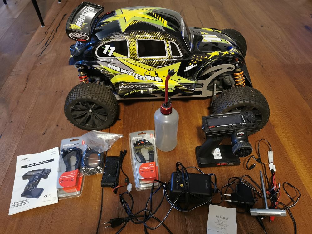 FG Monster Buggy 4WD RTR 26cc inkl. Zubehör (Gebraucht) in Goldau für ...