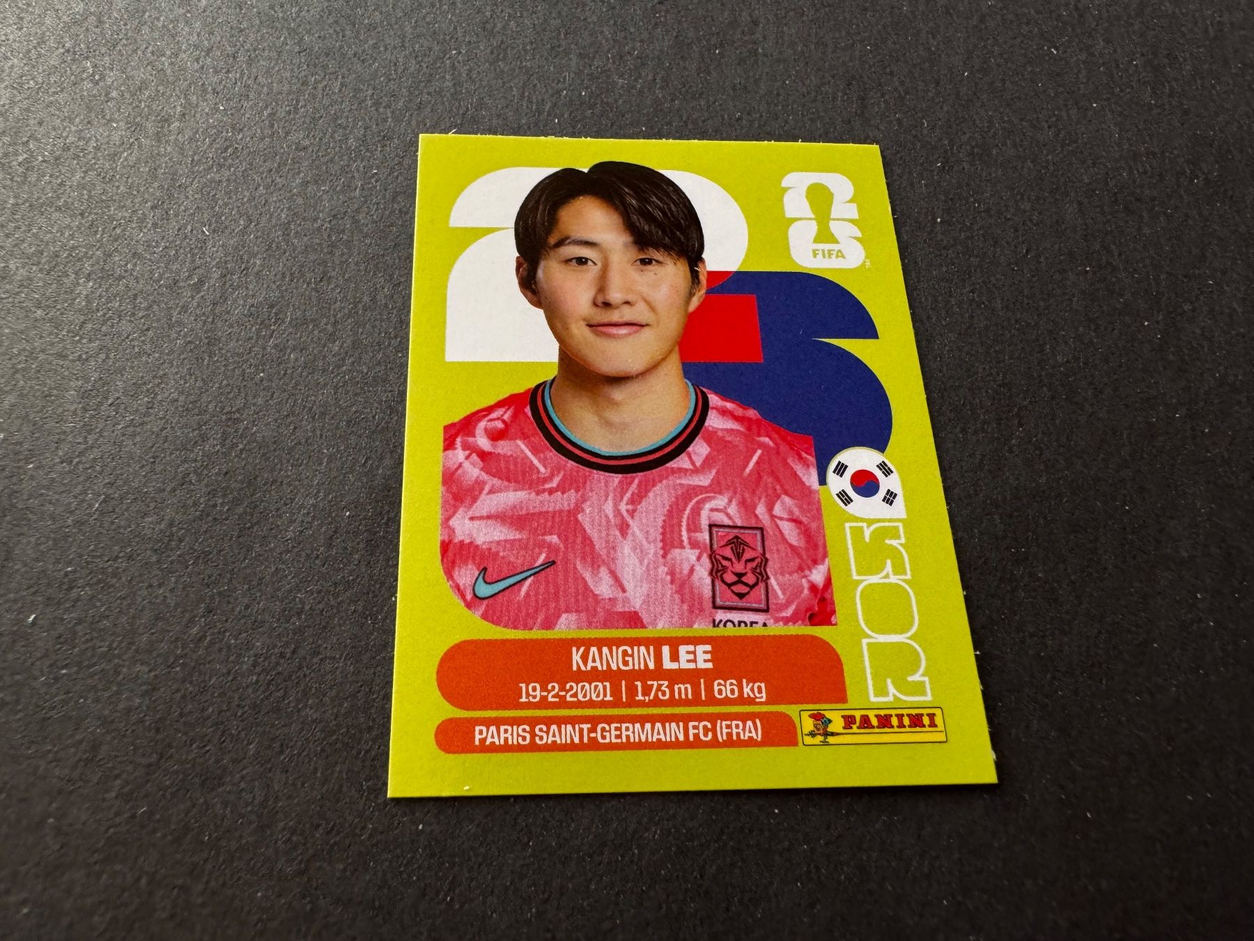 Panini FIFA Fussball WM 2026 Sticker Kangin Lee KOR 12 (Neu (gemäss ...