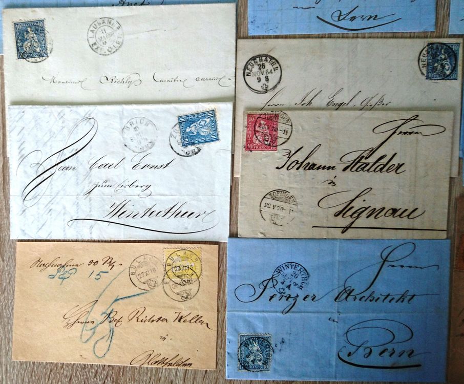 Brief-Posten ab 1864 Sitzende Helvetia selten TOP ab 1.- !! (Gebraucht ...