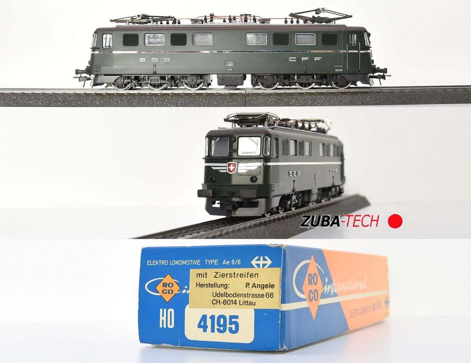 Roco 4195 E-Lok Ae 6/6 SBB H0 GS mit OVP (Gebraucht) in St. Gallen für CHF 195.5 – mit Lieferung ...