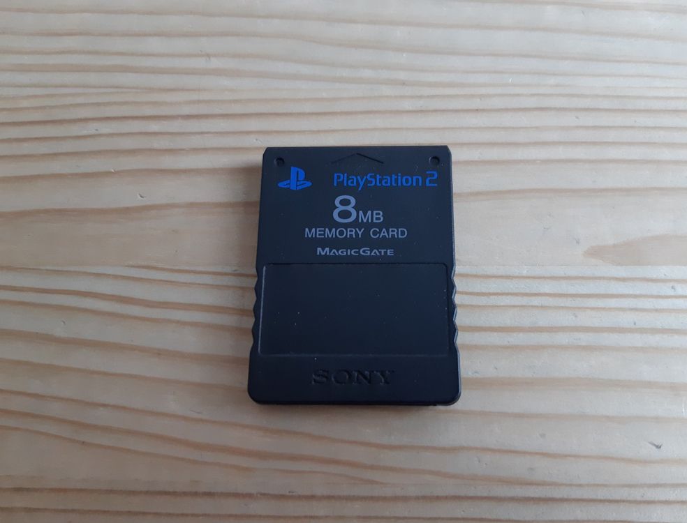 Original Sony PS2 Memory Card 8MB Speicherkarte SCHWARZ (Gebraucht) in Welschenrohr für CHF 9.8 ...