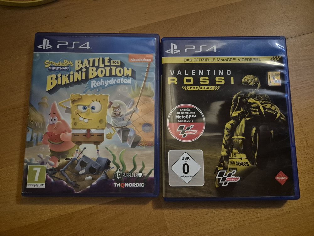 Ps4 Games Spongebob/ Valentino Rossi (Gebraucht) in Gerlafingen für CHF 20 – mit Lieferung auf ...