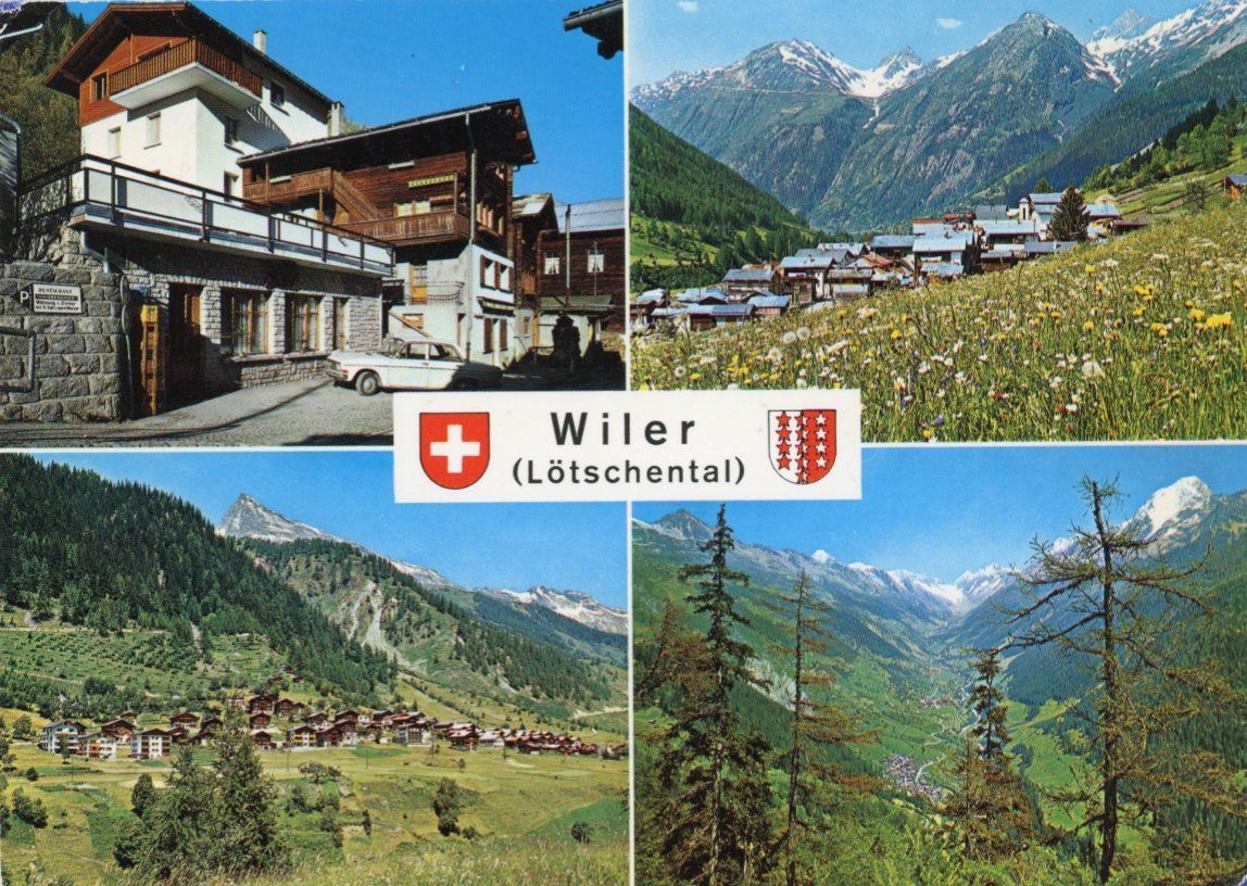 Lötschental VS mit Restaurant Alpenblick - 4 Biler um 1971 (Gebraucht ...