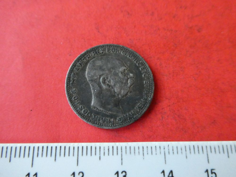 Oesterreich 1912, 1 Krone - Silber (Gebraucht) in Hinterforst für CHF 3 – mit Lieferung auf ...