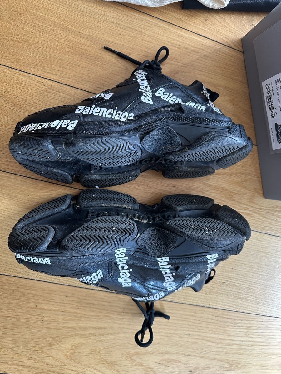 Balenciaga Triple S logo sneakers 38 size (Neu (gemäss Beschreibung ...