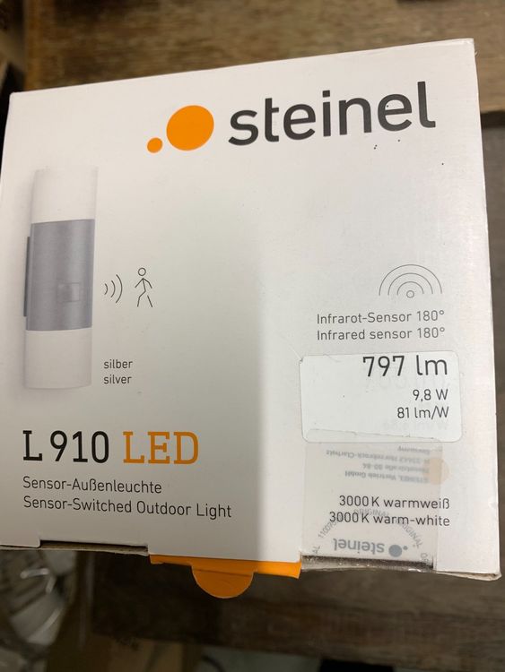 Steinel Wandleuchte LED, mit Sensor | Kaufen auf Ricardo