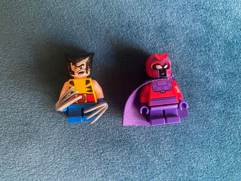 Wolverine & Magneto - LEGO Minifigure cute version (Gebraucht) in ...