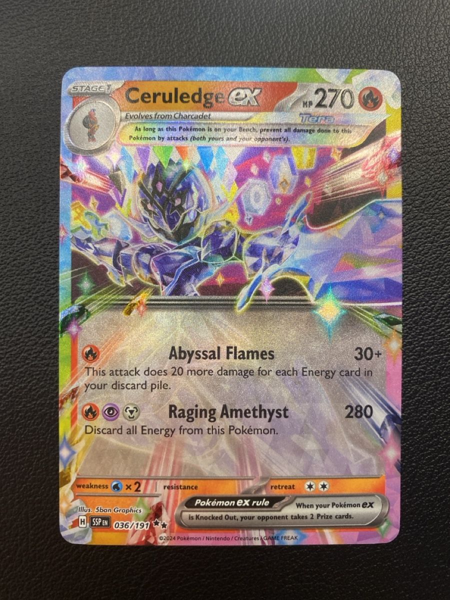 Ceruledge ex 036/191 Double Rare Surging Sparks Englisch (Neu (gemäss ...