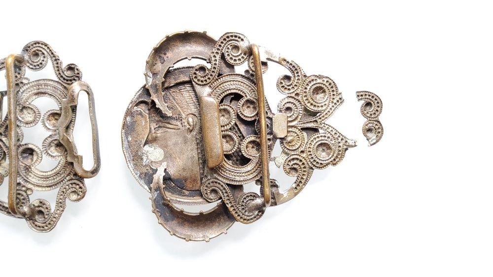 Magnifique ancienne boucle de ceinture antique style Empire | Kaufen ...