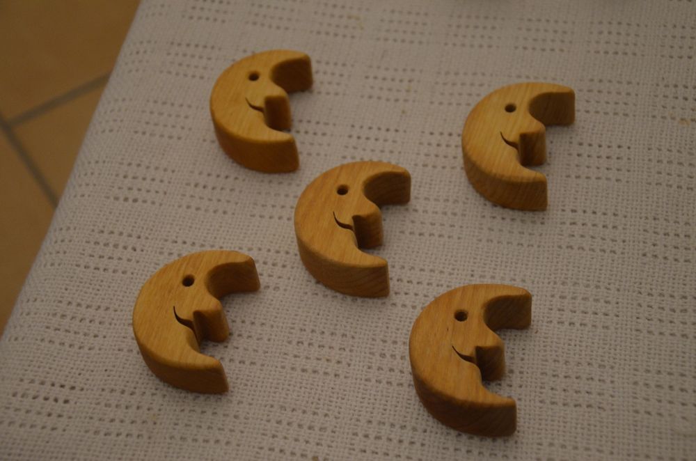 NOEL DEKO - 10 HOLZ MUND APPENDRE (Gebraucht) in Chiasso für CHF 6 ...