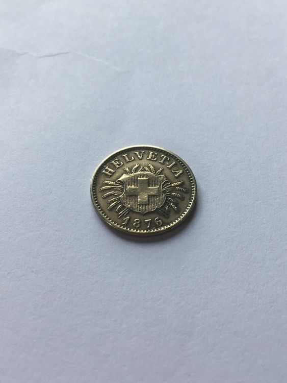 1876 5 Rappen | Kaufen auf Ricardo