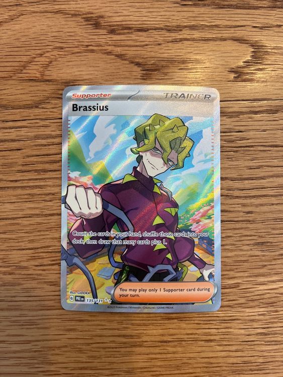 Pokemon Prismatic Evolutions Brassius full art ab 5.- | Kaufen auf Ricardo