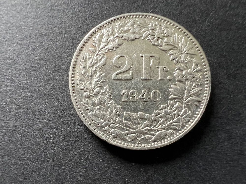 Antike Münze - 2.- Fr. - Jahrgang 1940 | Kaufen auf Ricardo