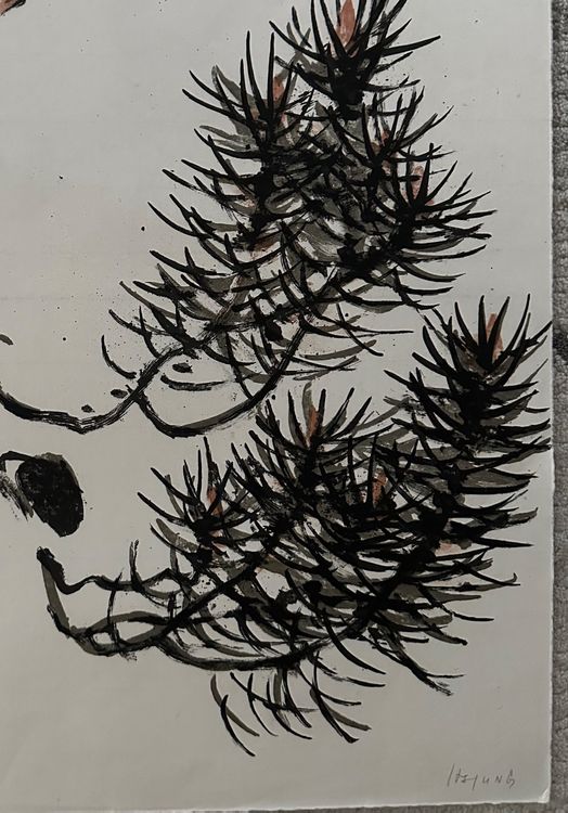 Hsiung Ping-Ming (1922-2002) Litho Handsig (Gebraucht) in Root für CHF ...