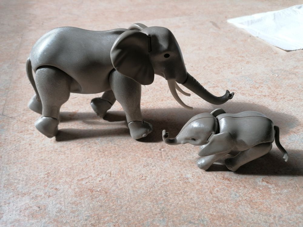 Playmobil 7995 Elephant en Mami und Baby | Kaufen auf Ricardo