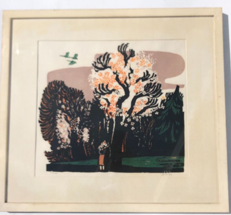 Heinz Keller Holzschnitt Handsigniert (Gebraucht) in Root für CHF 50 – mit Lieferung auf Ricardo ...