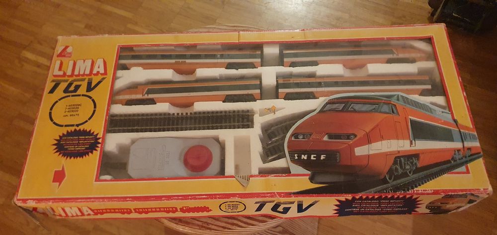 Train électrique LIMA TGV SNCF d'occasion (Gebraucht) in Salavaux für ...