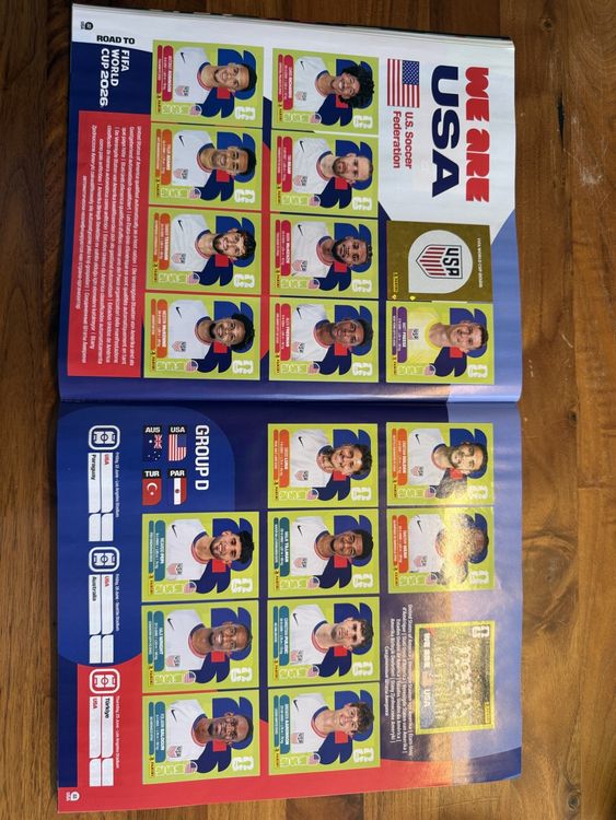 ⭐ Panini FIFA World Cup 2026 Album komplett voll (Neu (gemäss ...