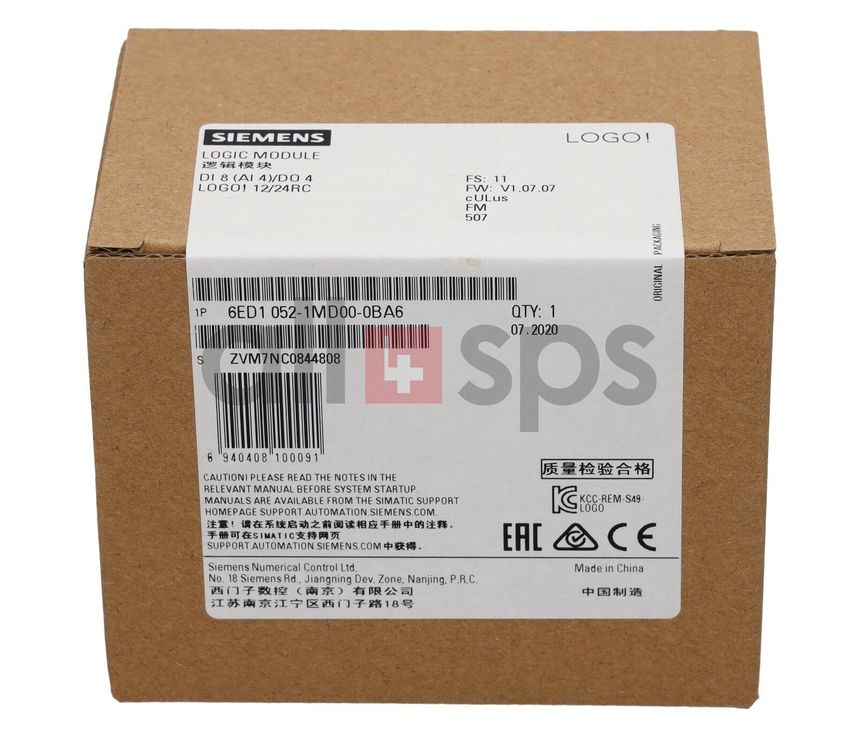 SIEMENS LOGO 12/24RC, LOGIKMODUL - 6ED1052-1MD00-0BA6 | Kaufen auf Ricardo