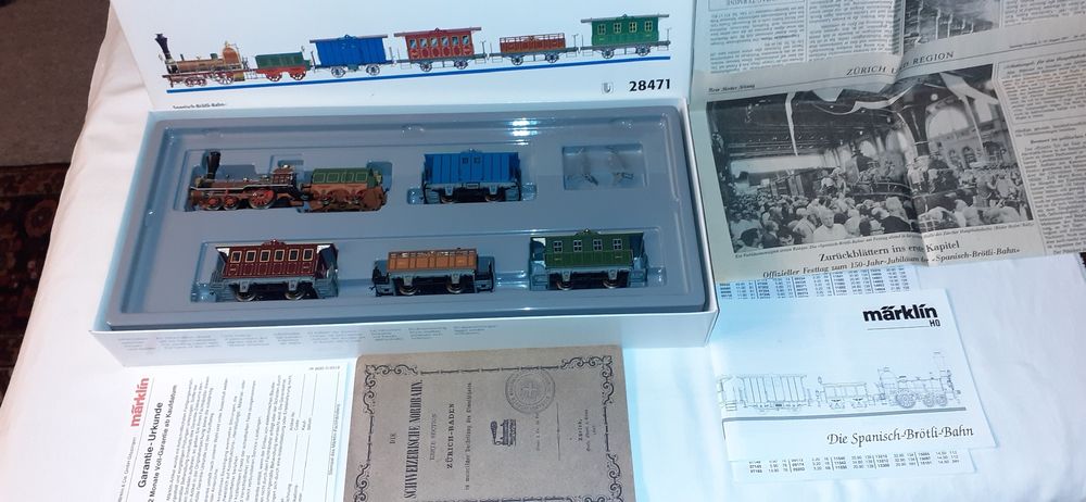1 train Märklin HO, N.28471 (Spanisch-Brötli-Bahn) | Kaufen auf Ricardo