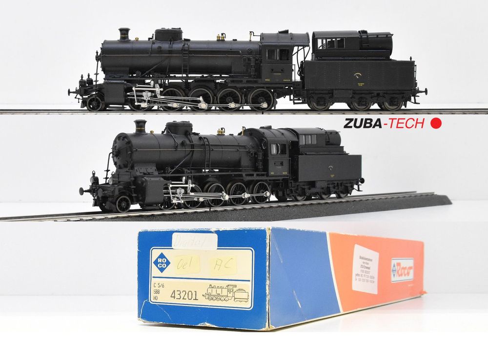 Roco 43201 Dampflok C 5/6 Elefant SBB H0 WS Analog mit OVP (Gebraucht ...