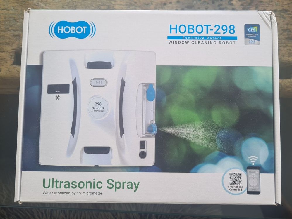 HOBOT HB 298 Fensterputzroboter. 1 x Benutzt (Neu (gemäss Beschreibung ...
