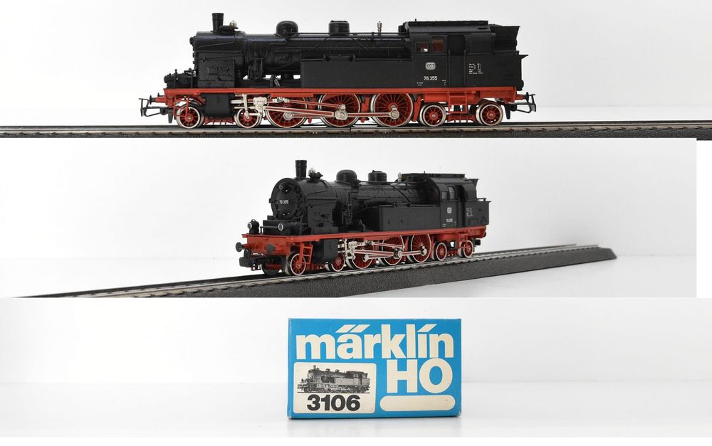 Märklin 3106 Dampflok BR 78 DB H0 WS Analog mit OVP (Gebraucht) in St. Gallen für CHF 67 – mit ...
