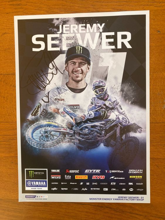 Jeremy Seewer / orig. unterschriebenes Poster | Kaufen auf Ricardo
