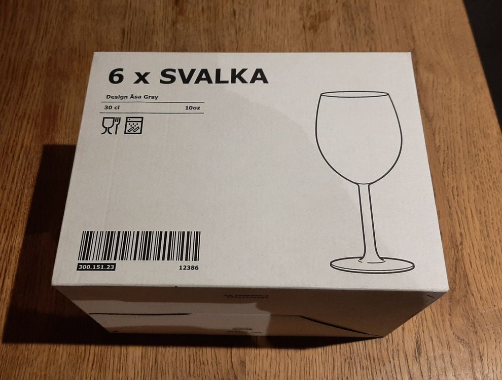 Weingläser IKEA SVALKA neu. 360 Stück (Neu und originalverpackt) in ...