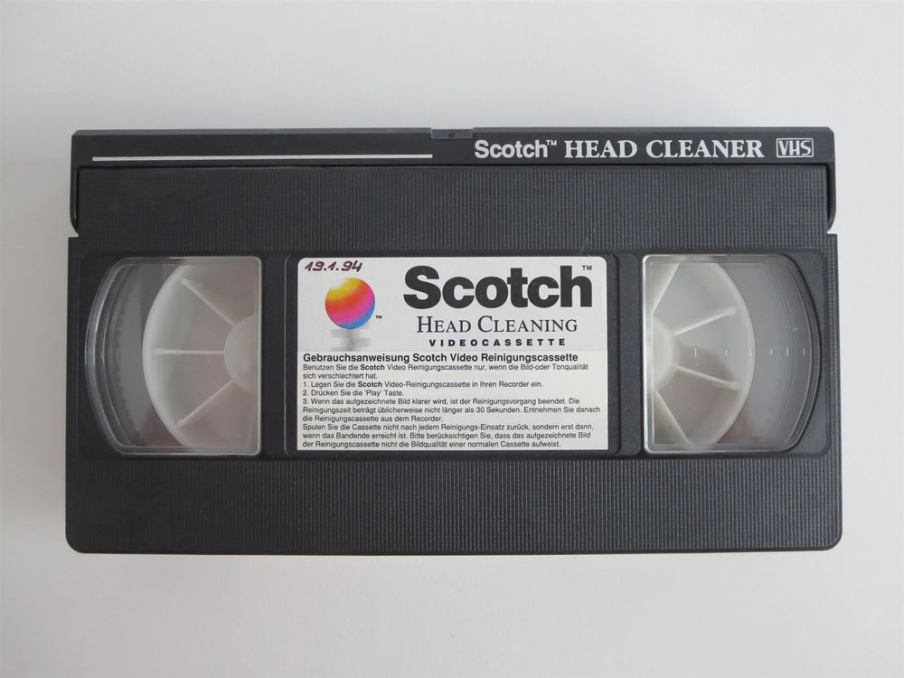 Scotch HEAD CLEANING Videocassette , VHS (Neu (gemäss Beschreibung)) in ...