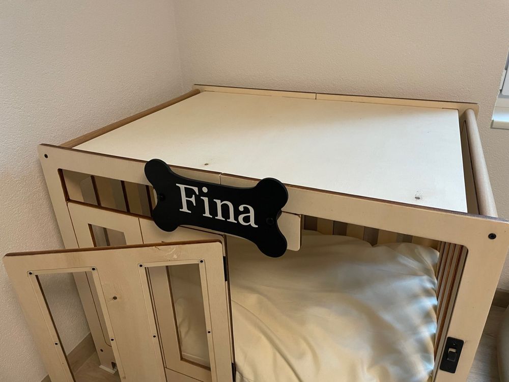 Hundebox Hundehaus Kennel Indoor Holz NEU Grösse M (Neu (gemäss Beschreibung)) in Orpund für CHF ...