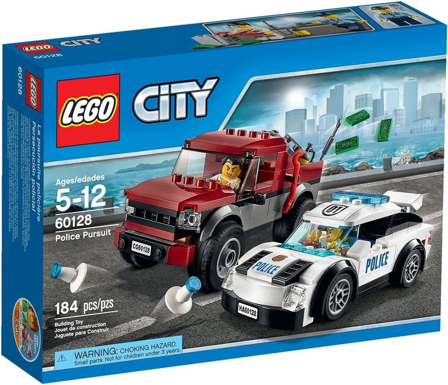 LEGO City 60128 - Polizei-Verfolgungsjagd und LEGO City 7279 (Gebraucht ...