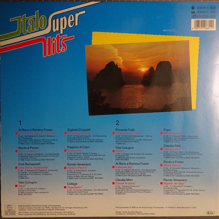 V.A. – Italo Super Hits 1985 EX/EX (Gebraucht) in Muhen für CHF 2 – mit ...