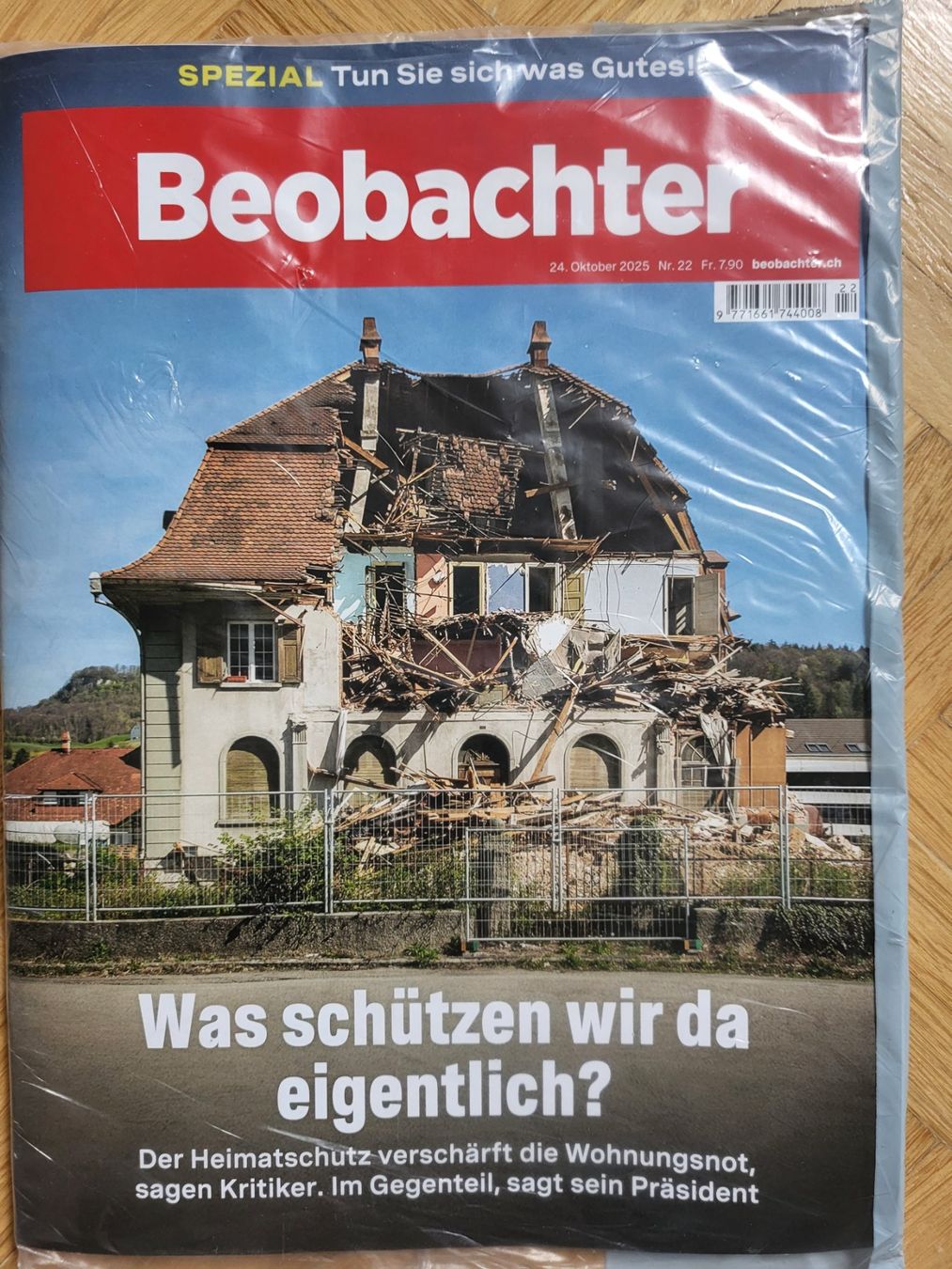 Letzte Ausgabe Beobachter Nr. 22 vom 24. Oktober (Neu und originalverpackt) in stäfa für CHF 3.5 ...