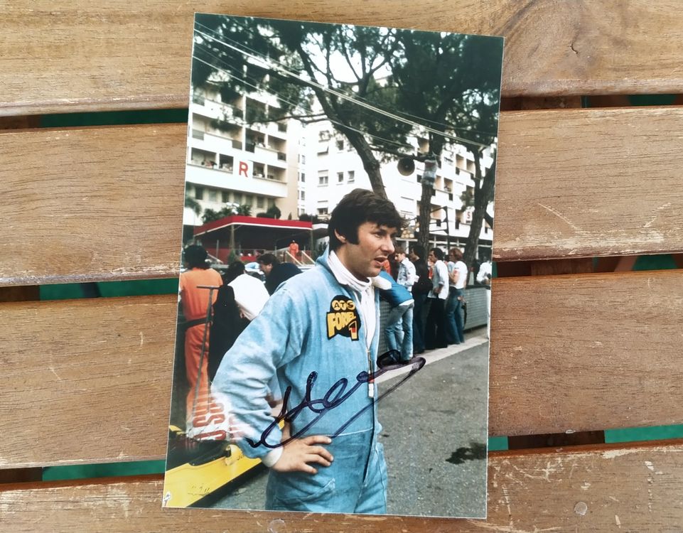 Jean Pierre Jarier France ex. F1 Pilot original signiert (Gebraucht) in ...