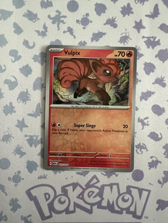 Pokémon 151 Vulpix Reverse EN | Kaufen auf Ricardo