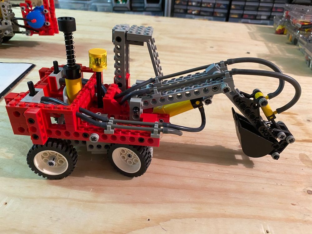LEGO Technic Set 8837 Pneumatik Bagger 80er Jahre Vintage (Gebraucht ...
