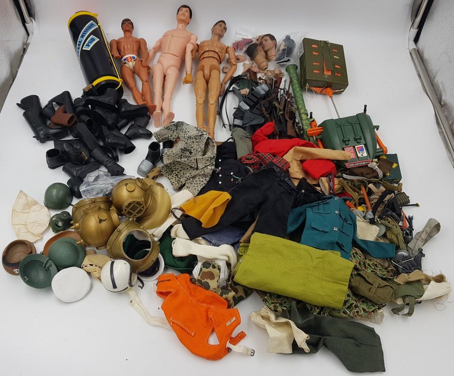 Lot Action Man joe - Big Jim - Palitoy - Hasbro - Uniformes (D'occasion ...