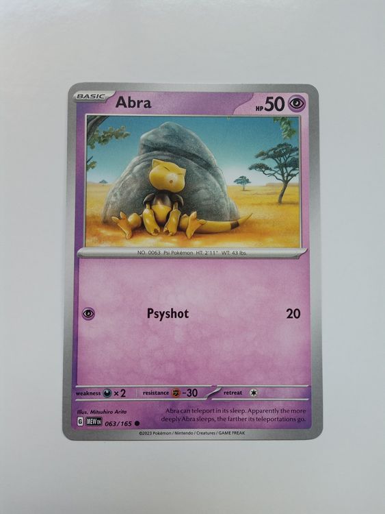 Abra - Pokemon 151 Mew | Kaufen auf Ricardo