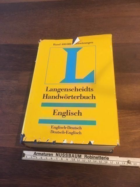 Langenscheidts Handwörterbuch E-D/D-E (Gebraucht) in Pfäffikon ZH für CHF 0.95 – mit Lieferung ...