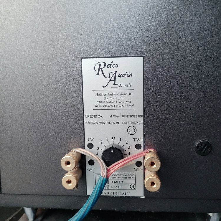 High end Lautsprecher Relco Mantis mit Bändchenhochtöner (Gebraucht) in ...