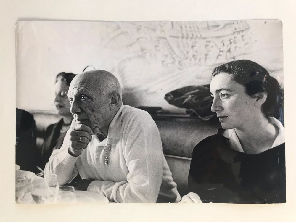 Pablo Picasso und Jacqueline VINTAGE Fotografie um 1960 (Gebraucht) in ...