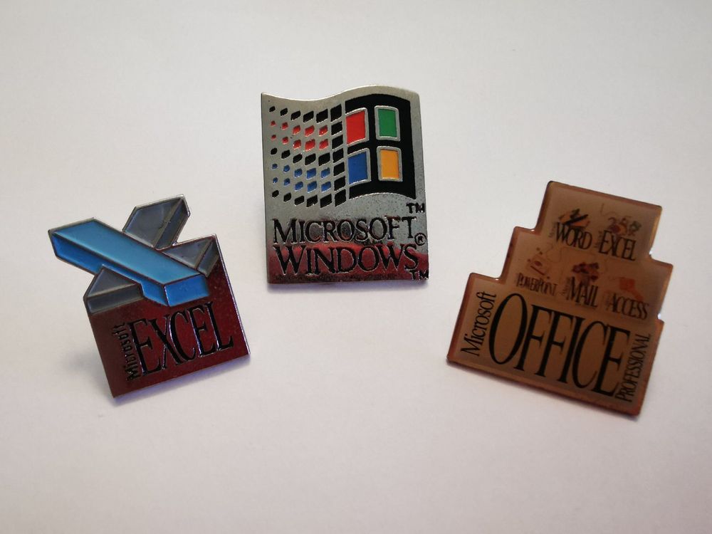 Microsoft Windows / Office Pins Sammlung | Kaufen auf Ricardo