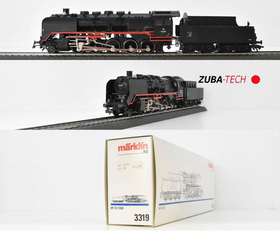 Märklin 3319 Dampflok BR 50 ÖBB H0 WS Analog mit OVP (Gebraucht) in St ...